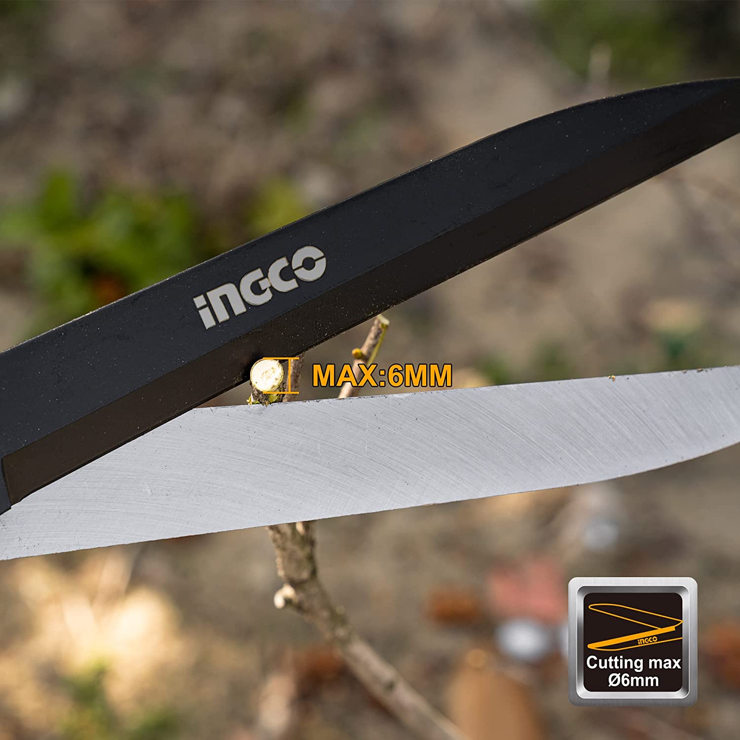 INGCO Garden Tools INGCO Hedge Shear, 23 "(575 mm), Easy to Cut HHS6001
