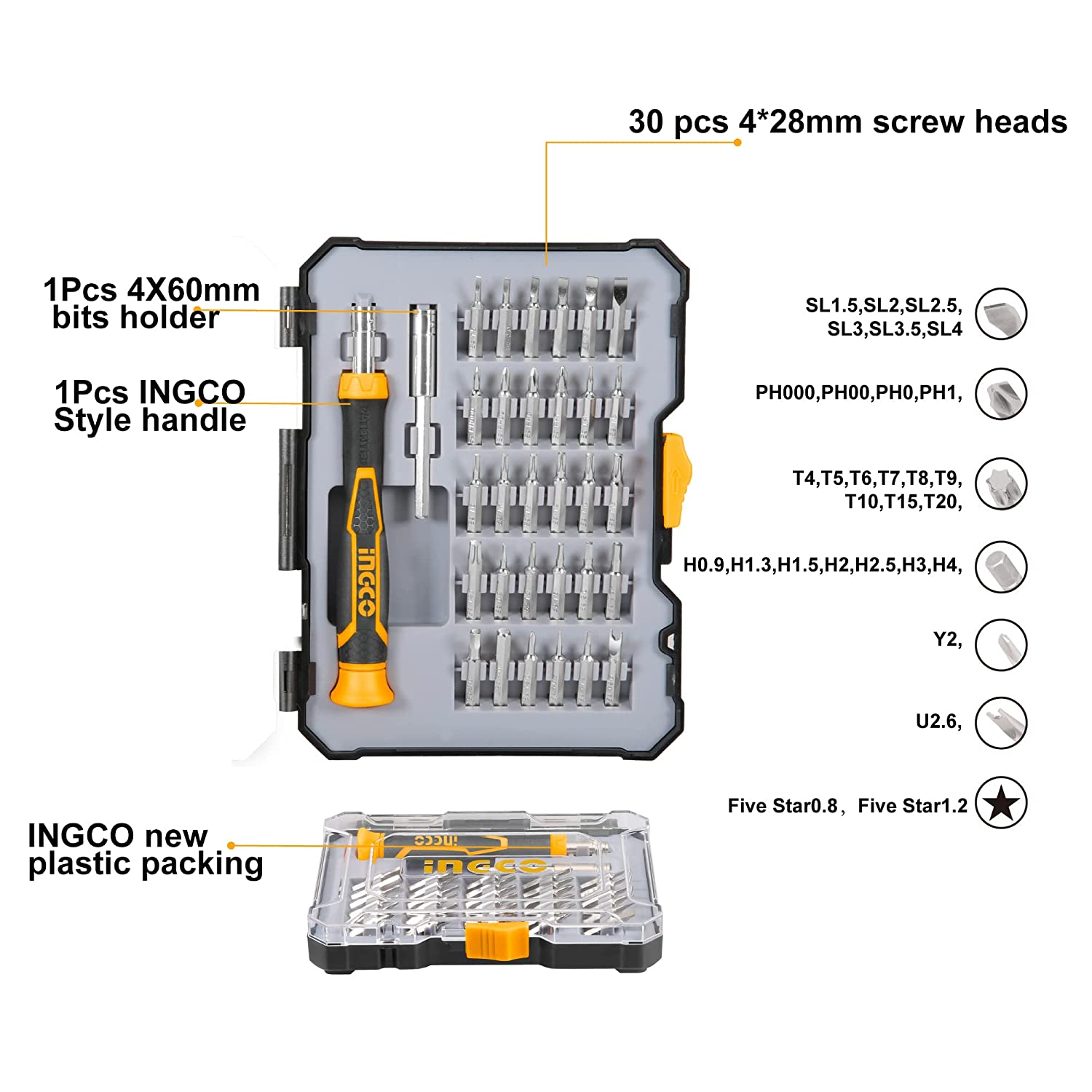 INGCO INGCO Tools & screwdriver set precision