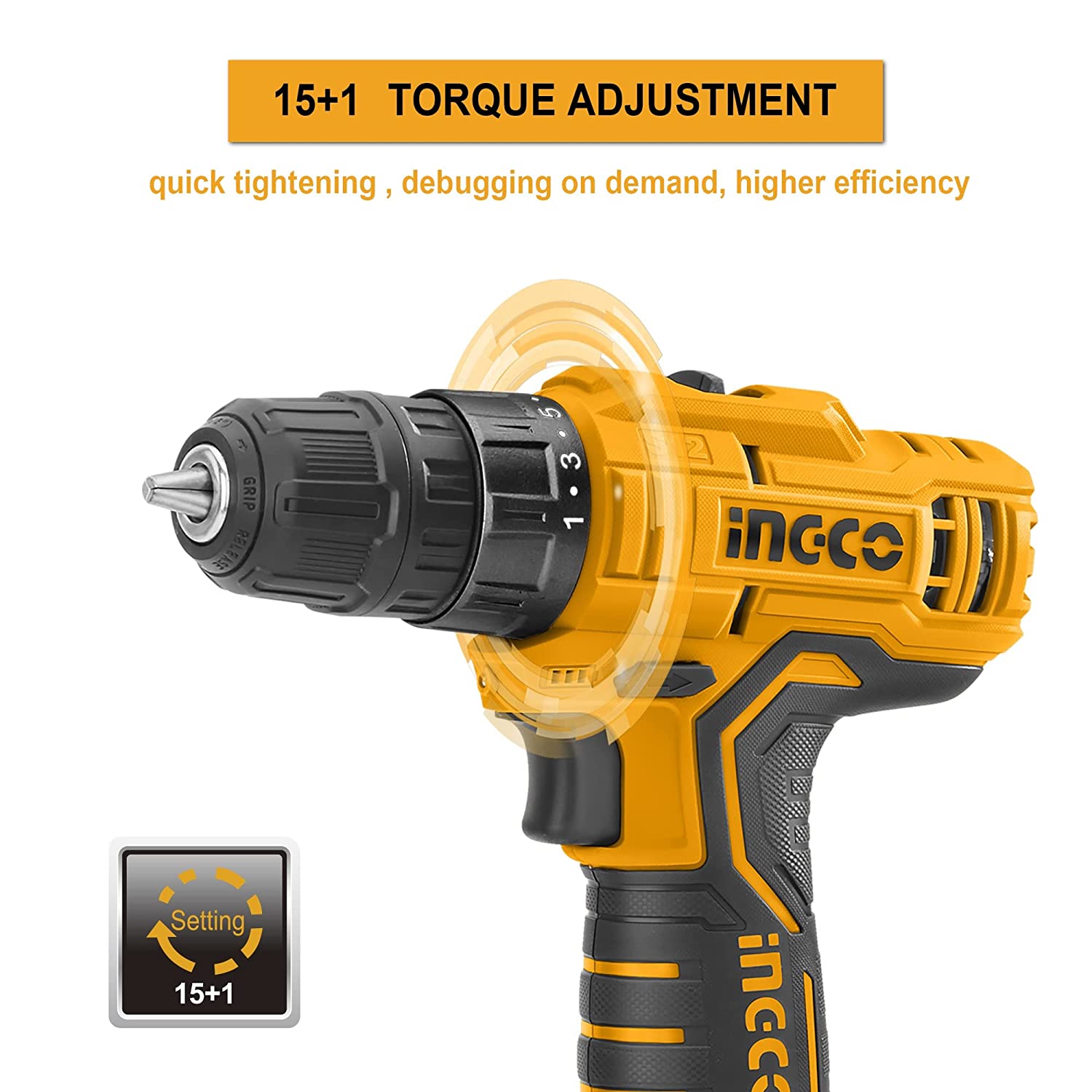 INGCO INGCO Tools & Cordless Drill Machine 12V