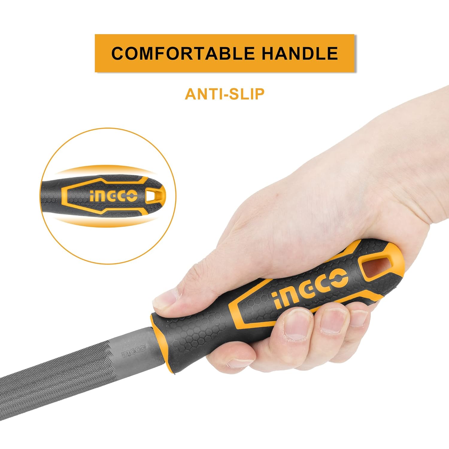 INGCO Hand Tools 5 Pcs steel file set HKTFS0508