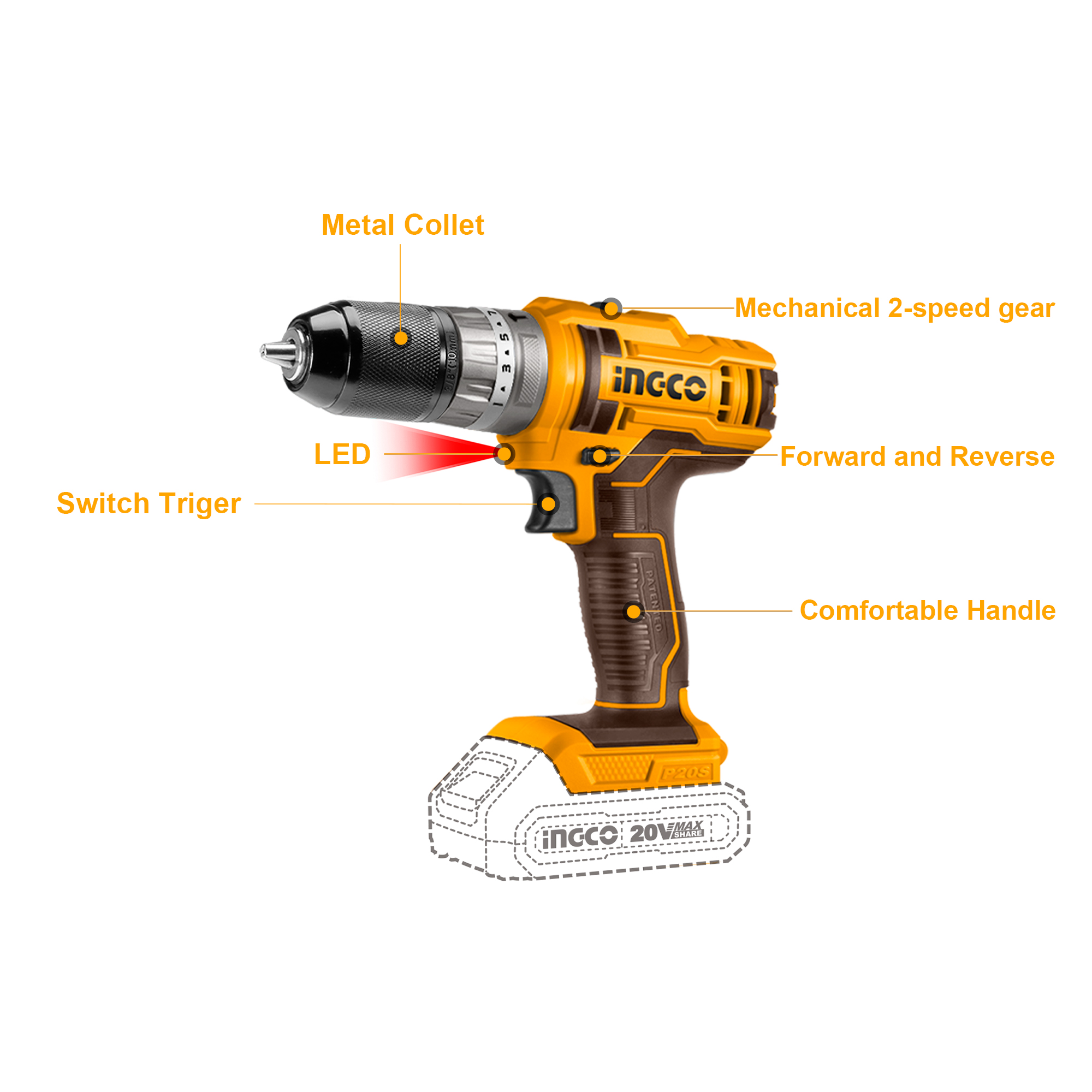 INGCO ingco& ingco tool& hammer drill machine
