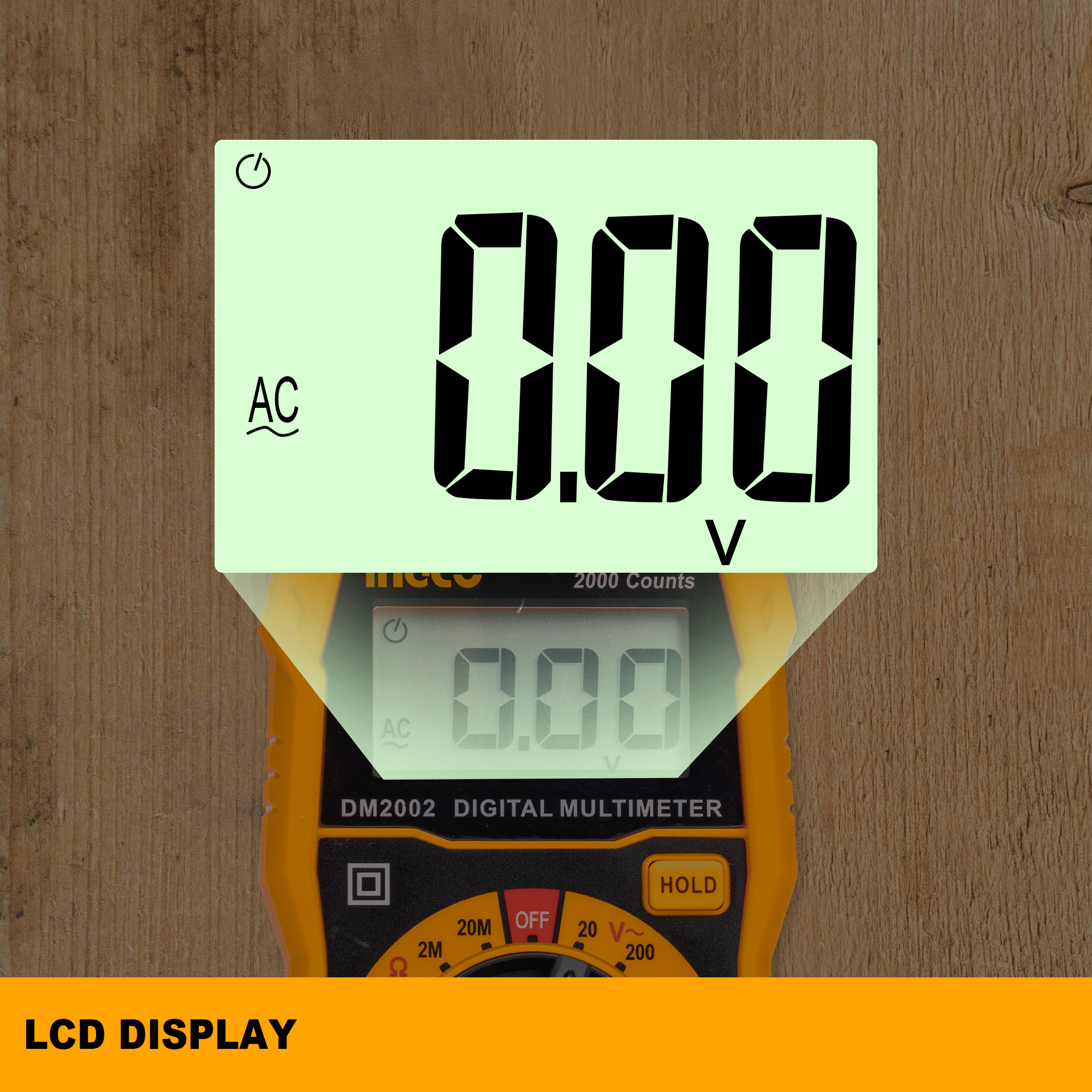 INGCO Measuring Tools Digital multimeter DM2002