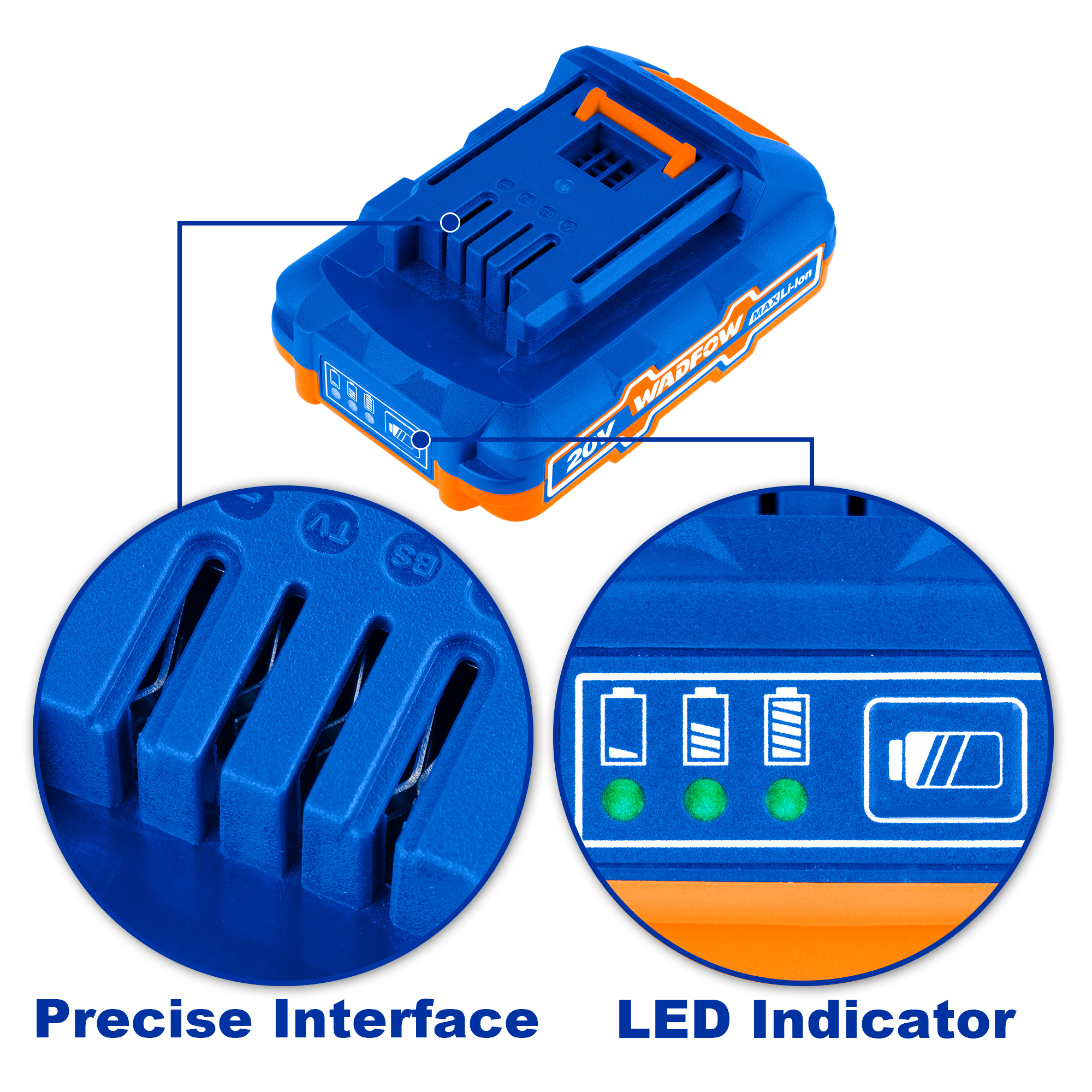 WADFOW WADFOW Power Tools & Lithium-ion Battery