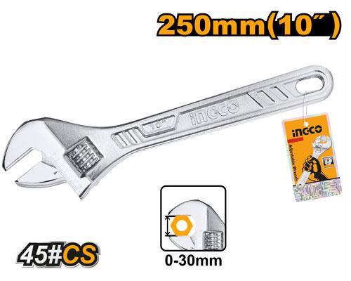 INGCO INGCO Tools & Adjustable Wrench Size 10 inch