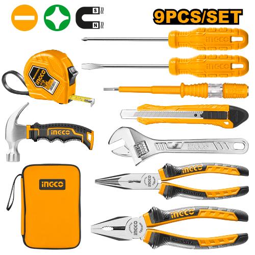 INGCO Hand Tools 9 Pcs hand tools set HKTH10809