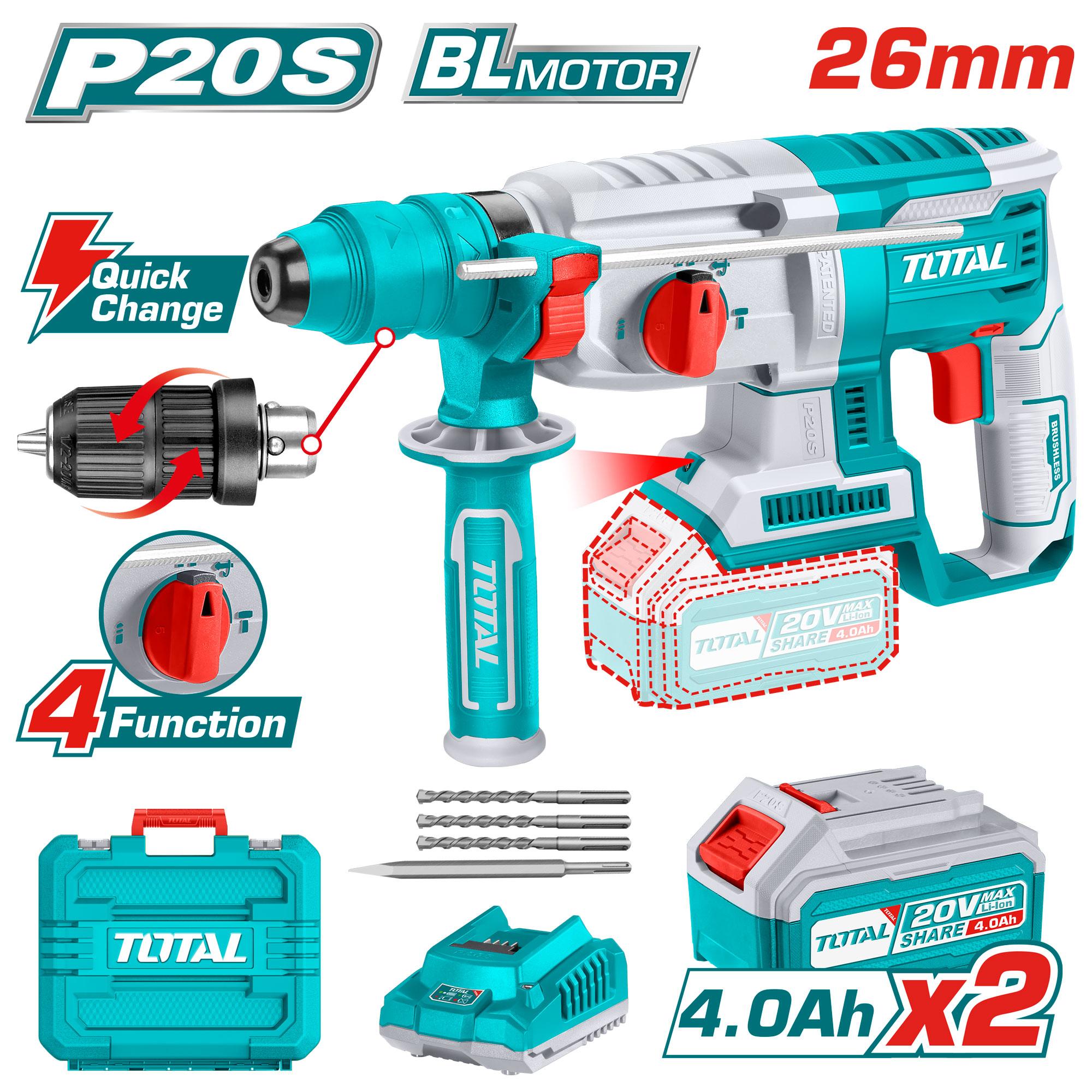 TOTAL | Ranges of Power Tools, Power Source & Hand Tools
